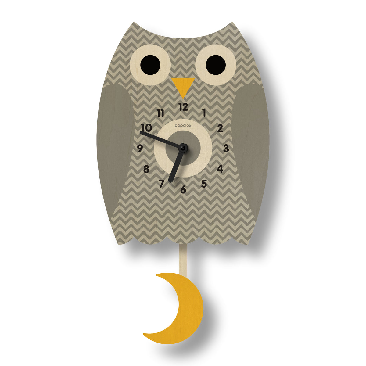 owl - pendulum clock | popclox Wall Clocks for Kids