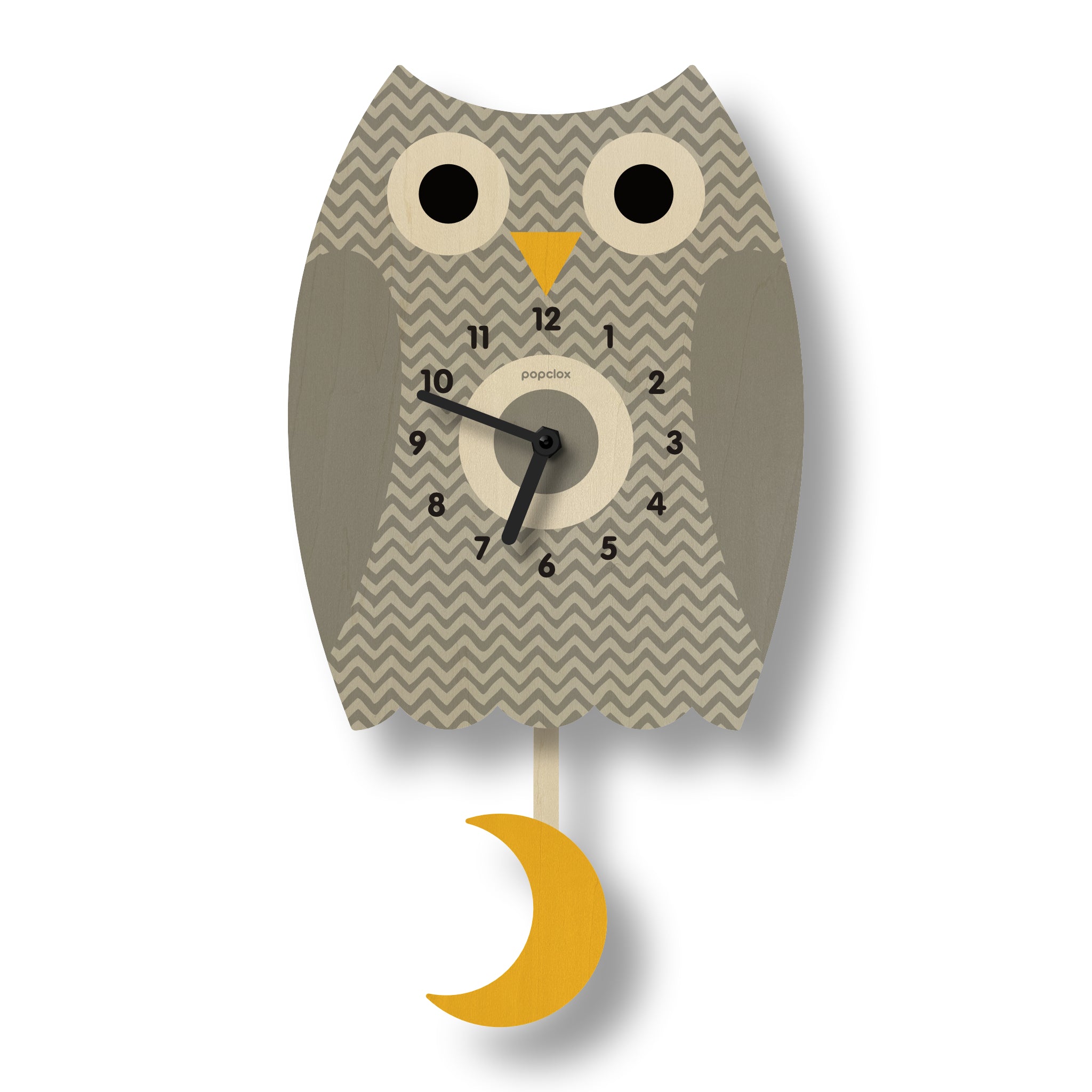 owl - pendulum clock | popclox Wall Clocks for Kids