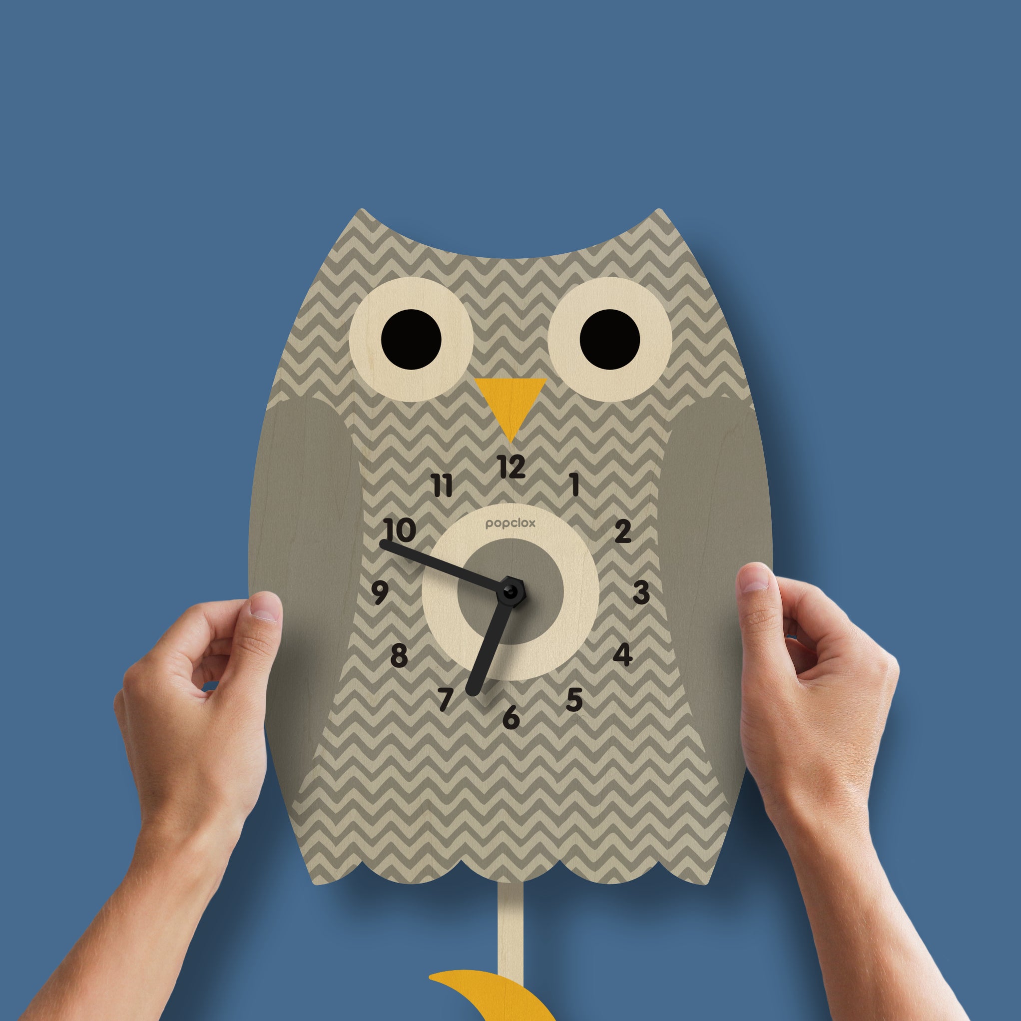 owl - pendulum clock | popclox Wall Clocks for Kids