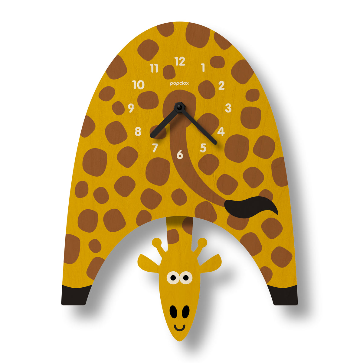 giraffe - pendulum clock | popclox Wall Clocks for Kids