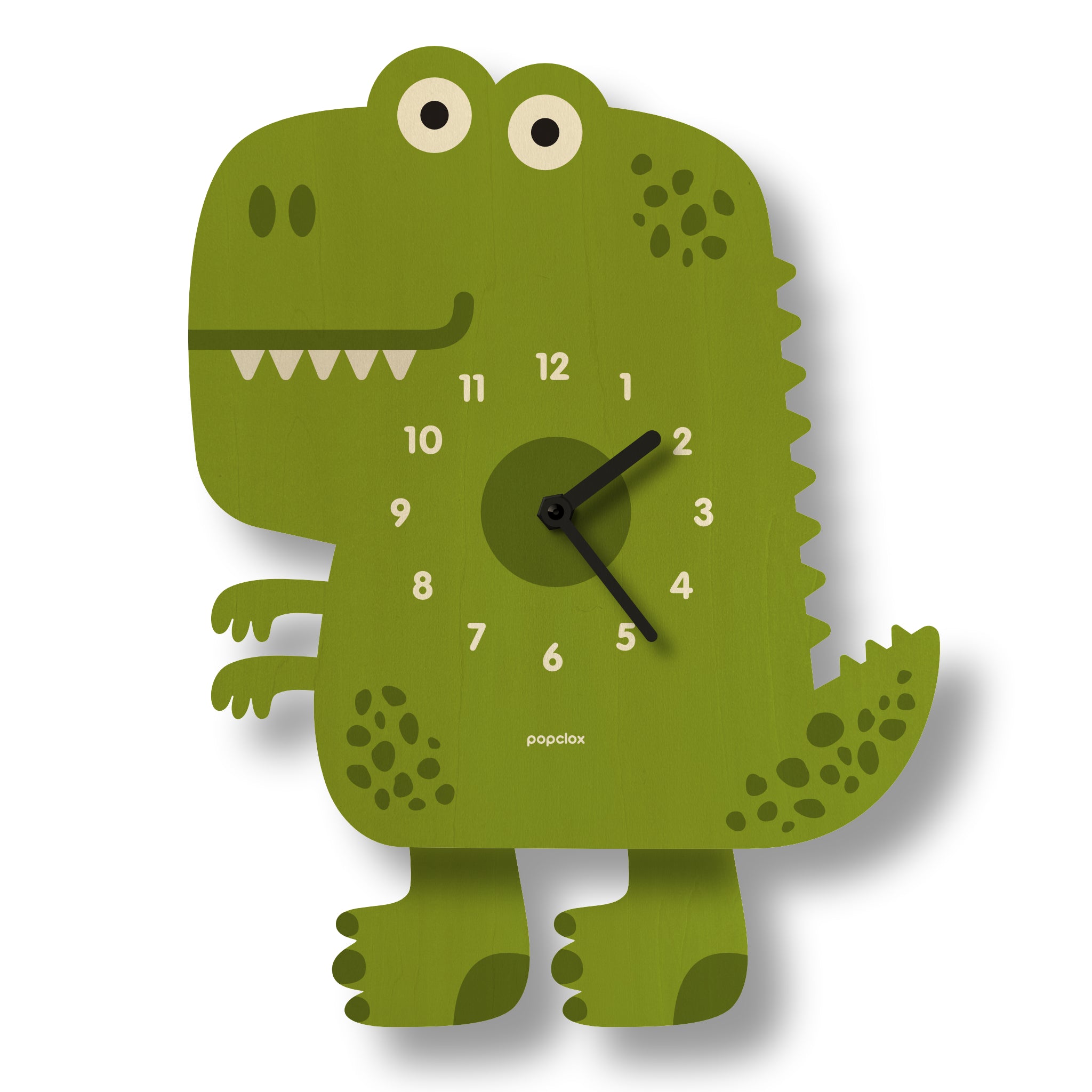 dinosaur - pendulum clock | popclox Wall Clocks for Kids