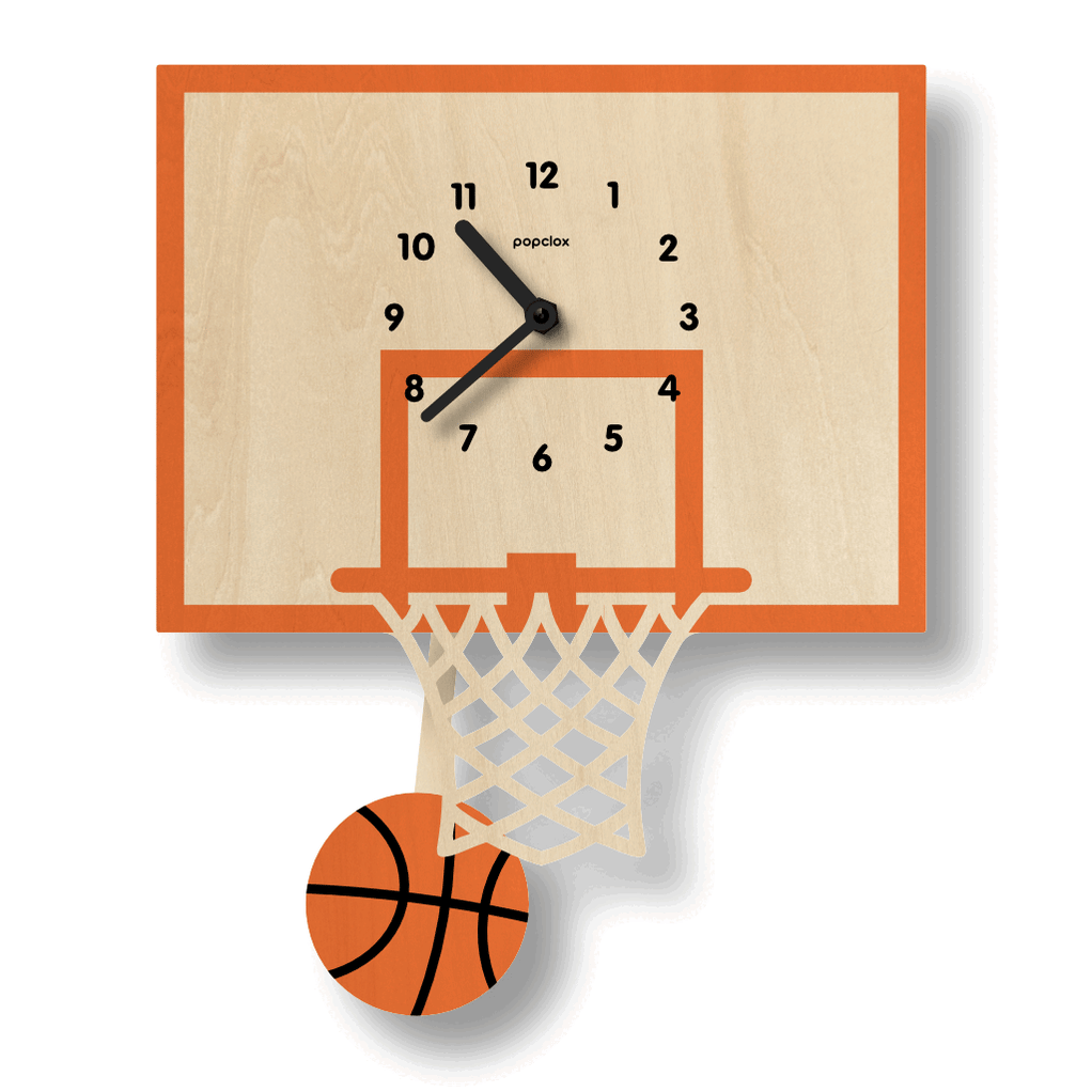 basketball - pendulum clock– popclox