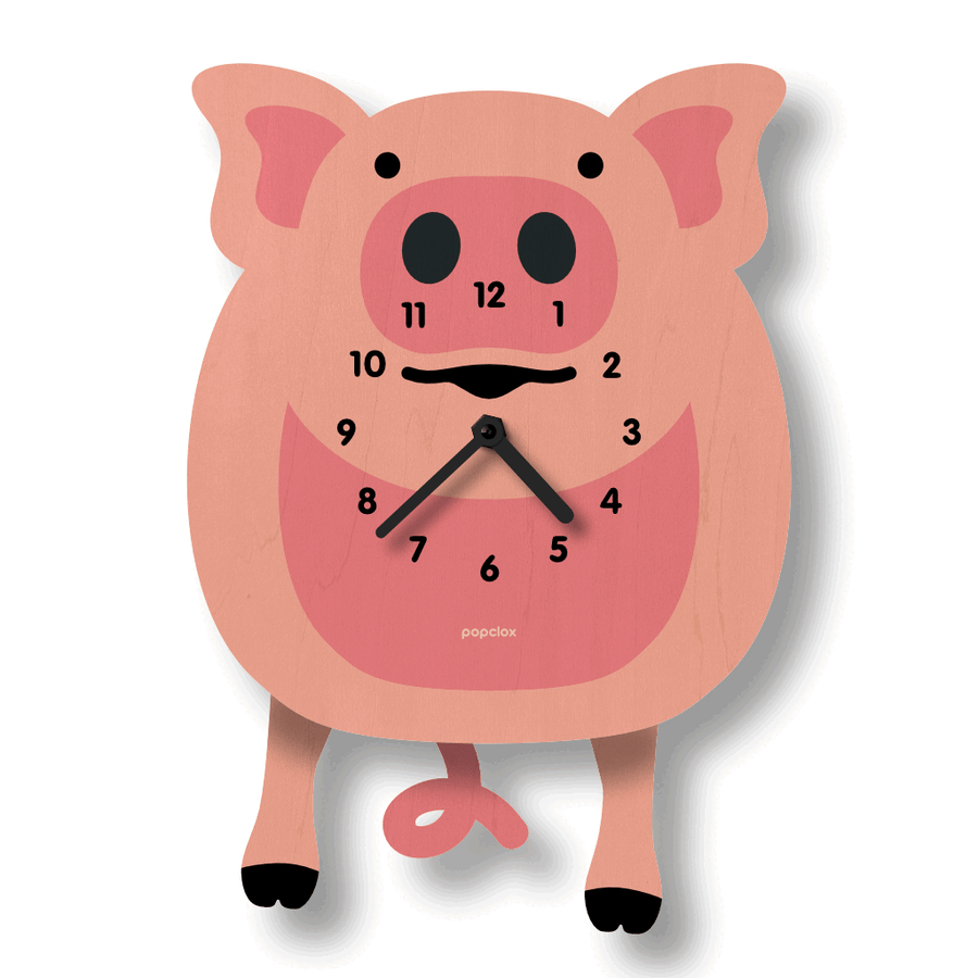 farm | popclox Wall Clocks for Kids